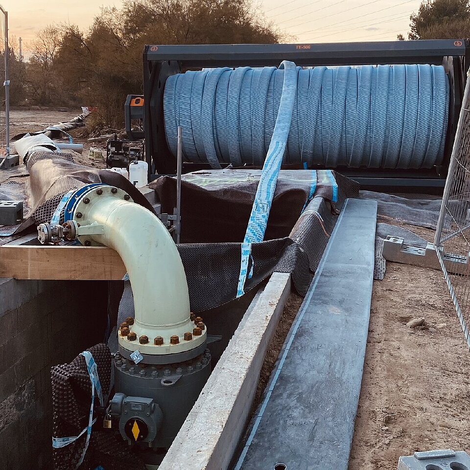 Renovation of a brine pipeline with simultaneous bypass: Primus Line
