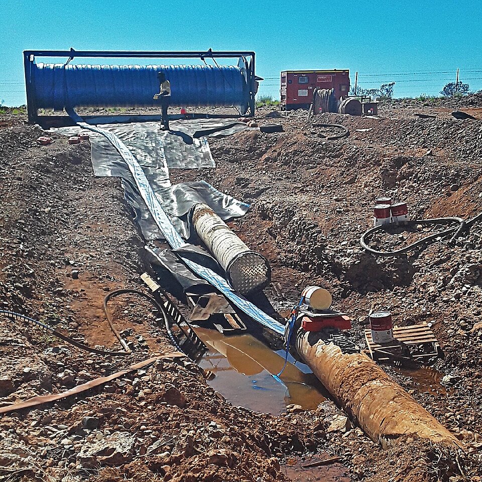 Trenchless pipeline rehab in the Australian outback: Primus Line