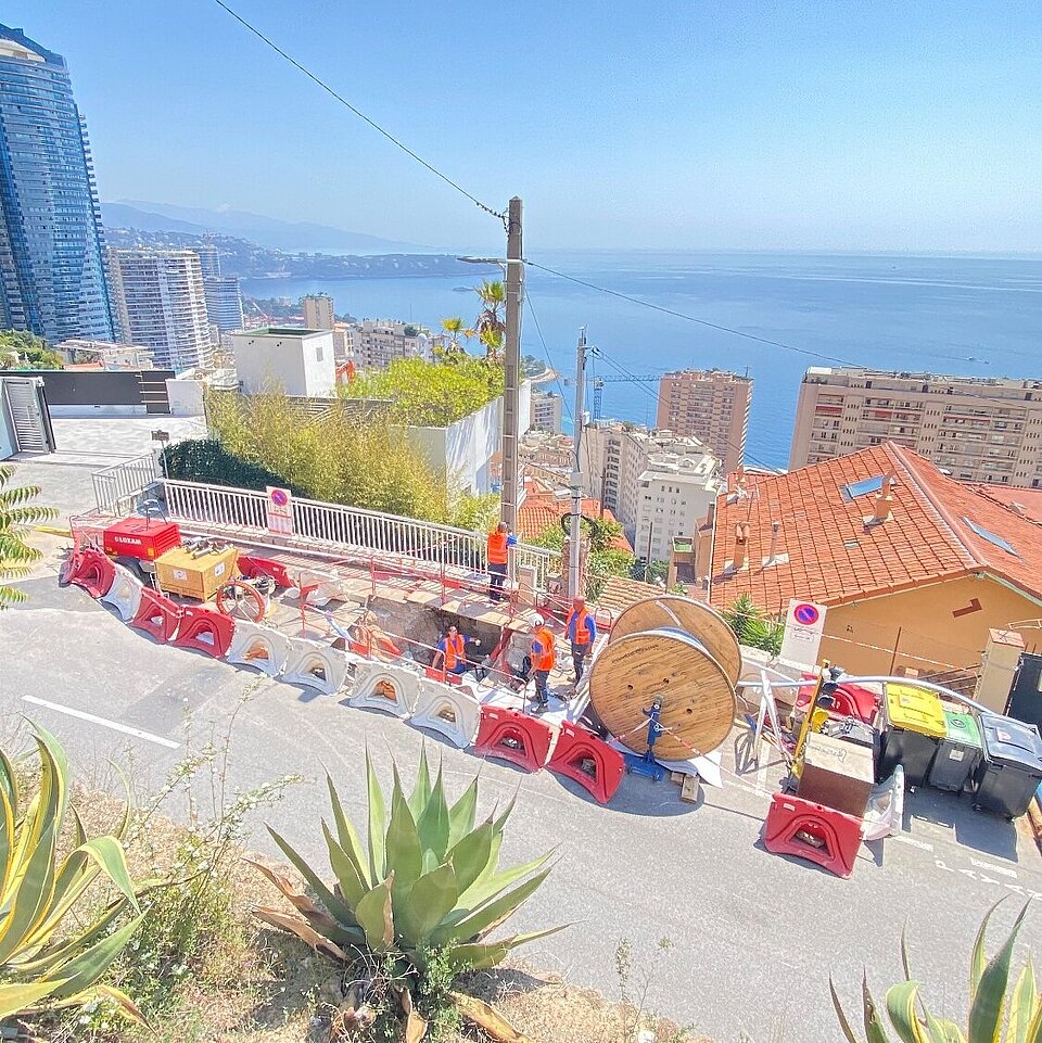 Réhabilitation d'une conduite d'eau potable à Monaco: Primus Line