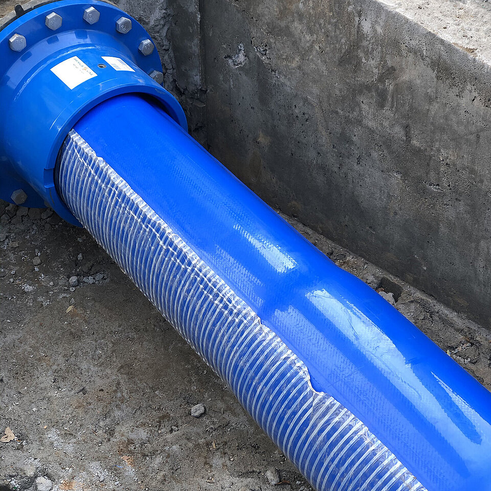 DN 400 AC and steel pipe: Primus Line